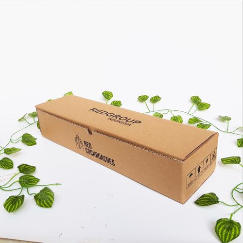 Jual Kardus Box Flip Top 40x11x7 cm Custom Ukuran & Sablon Dus Packing ...