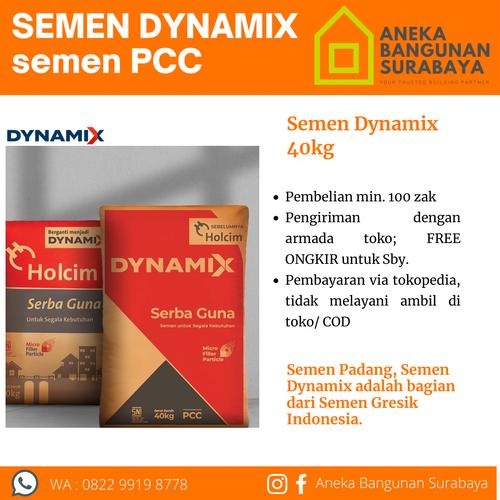 Jual Semen Holcim / Dynamix kemasan @40kg - Kota Surabaya - Aneka bangunan surabaya | Tokopedia