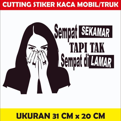 Jual Cutting Sticker Stiker Quote Kaca Truck/Trek/Mobil/Pick Up - Hitam ...