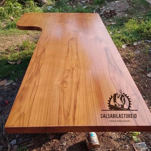 Jual Top Table kayu mahoni daun meja kantor - Kab. Lebak - PT SALSABILA ...