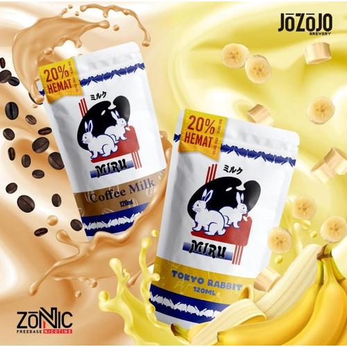 Jual MIRU Liquid Tokyo Banana Creme 120ml 100% Authentic - 6MG, 1PACK ...