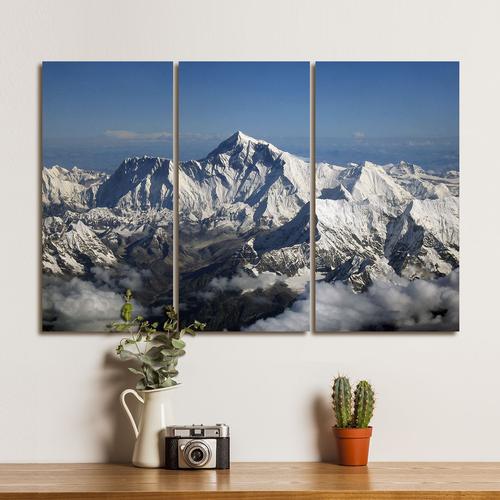 Jual Mount Everest Gunung Pemandangan Poster Dekorasi Kayu Hiasan ...