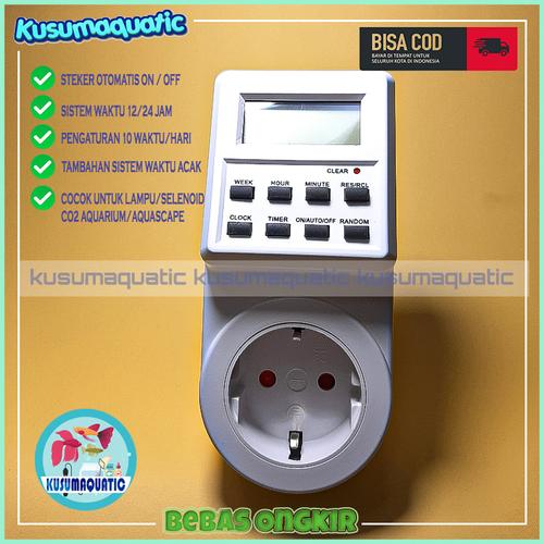 Jual Stop kontak otomatis on off auto timer - Kab. Deli Serdang ...