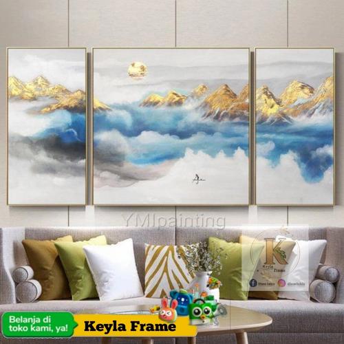 Jual lukisan panel gunung gold - Kab. Bandung - keyla frame | Tokopedia