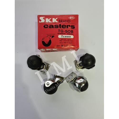 Jual Roda Karet SKK Bulat 2 Inch | Roda Etalase Bulat | Roda Caster ...