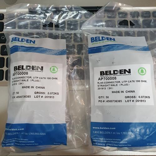 Jual BELDEN RJ45 CONNECTOR CAT6 KONEKTOR RJ45 CAT 6 AP700008 ORIGINAL ...
