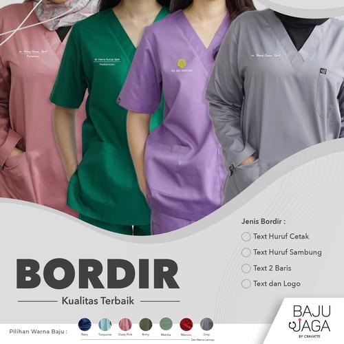 Jual Bordir Tambahan Baju Medis - Logo HIPKABI - Jakarta Barat - Baju ...