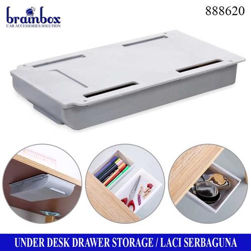 Jual Laci Serbaguna Under Desk Drawer Storage Organizer Hidden Drawer ...