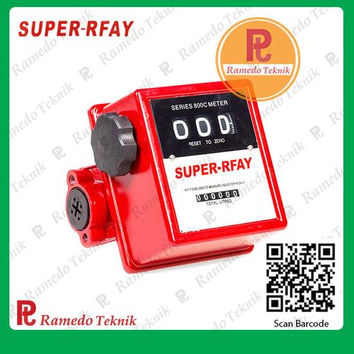 Jual Flow Meter Super Rfay Analog 1 Inch - Meteran Solar Series 800 C ...