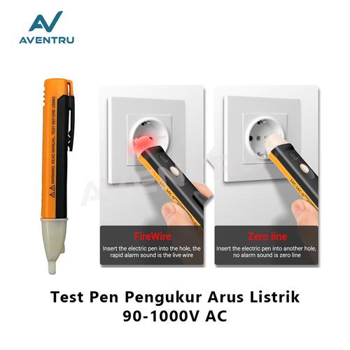 Jual Test Pen Testpen Tespen Tes Pen Alat Pengukur Arus Listrik AC 90 ...