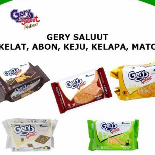 Jual gerry saluut malkist biskuit gery rasa varian coklat, keju, Kelapa ...