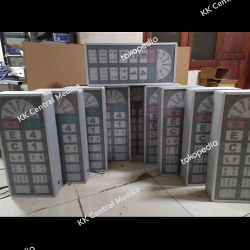 Jual Snellen Chart Elektrik Remote - Alat Test Mata Elektrik Dengan ...