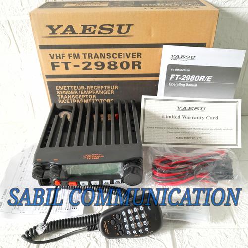 Jual RADIO RIG YAESU FT 2980 FT 2980R/E VHF PENGGANTI YAESU FT 2900R VHF - Jakarta Utara - SABIL ...