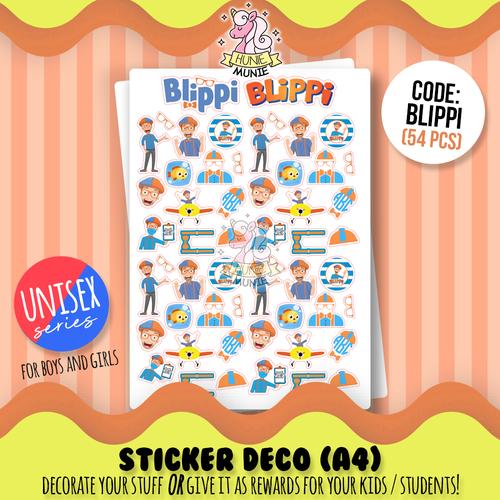 Jual Sticker Deco - Blippi - Stiker - Glossy - Kab. Sidoarjo - Hunie ...