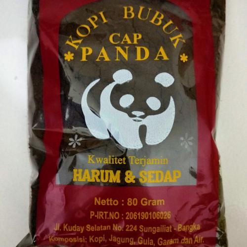 Jual kopi bubuk cap panda asli Bangka isi 80 gram - Jakarta Barat ...