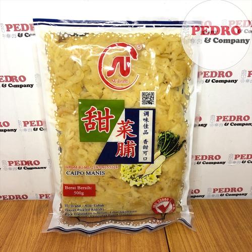Jual SU brand caipo manis 500 gram - acar lobak sweet pickled radish ...