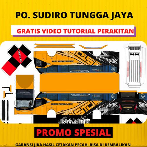 Jual PAPERCRAFT / STIKER MINIATUR BUS TRUK LEMBARAN SUDIRO TUNGGA JAYA ...