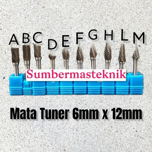 Jual mata tuner 6mm x 12mm mata rotary mata carbit mata cuner mata bor ...