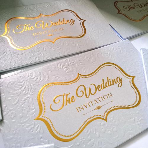 Jual Undangan Embose Hotprint Putih - Kota Surabaya - Rahmad Undangan ...