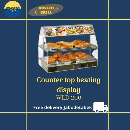 Jual Roller Grill Counter Top Heater WDL 200 Showcase Food Display ...