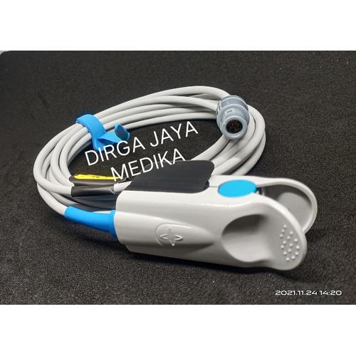 Jual Adult SPO2 Sensor Comen, Adecon, Zondan 6 Pin 1 Notch Clip - Kota ...