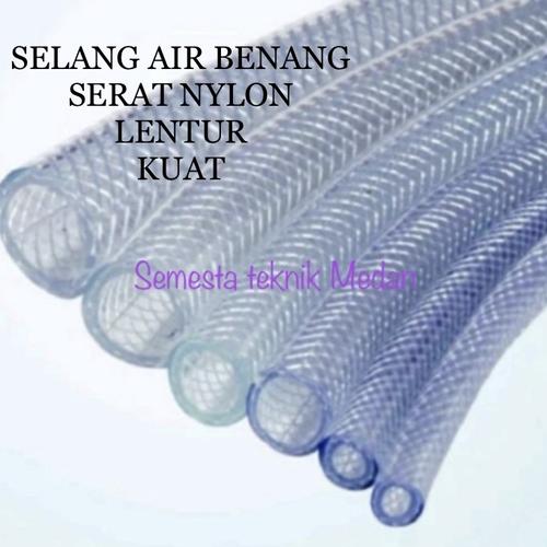 Jual Selang air selang cuci nilon bening 3/4 inch per meter - Kota ...