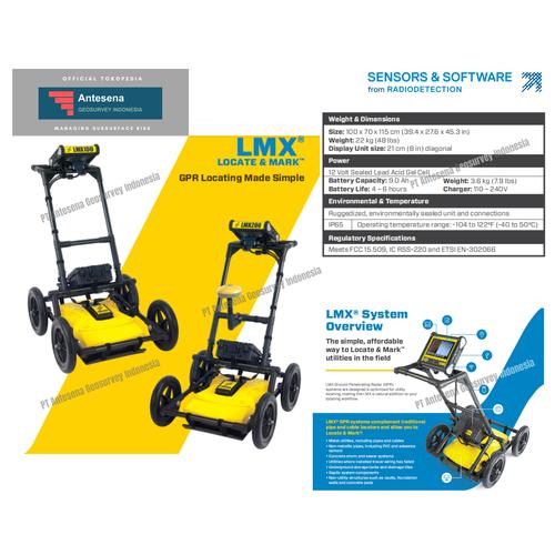 Jual Radiodetection LMX: Georadar/GPR Locating Made Simple - Kab. Bogor ...