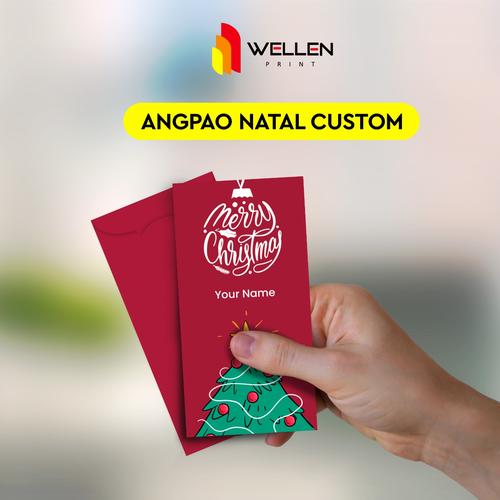 Jual Angpao Christmas Custom Print Design Nama Cetak Amplop Hari Raya ...