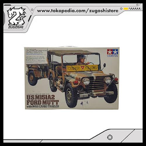 Jual MODEL KIT / MOKIT 1/35 TAMIYA M151A2 FORD MUTT WITH M416 TRAILER ...