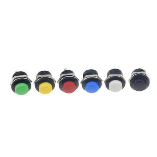 Jual AC DC Push On R13 507 16mm Saklar Tombol Reset Momentary Switch ...