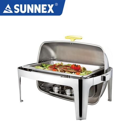Jual SUNNEX Rect. Roll Top Chafing Dish / Pemanas Makanan 8.5 Ltr # ...