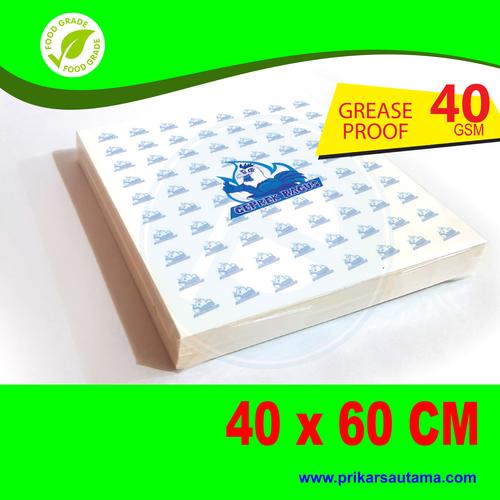 Jual Grease Proof Paper - Kertas Roti - Custom Logo - 40 x 60 cm ...