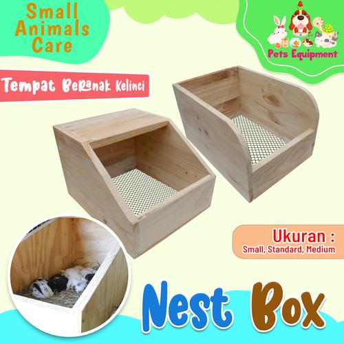 Jual NEST BOX RABBIT/TEMPAT BERANAK KELINCI/KOTAK LAHIRAN KELINCI ...