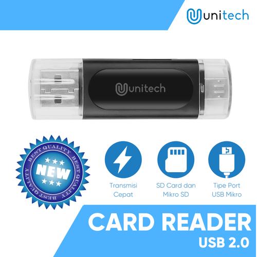 Promo Unitech Memory Card Reader OTG 2in1 C01 USB+Micro USB / Card ...