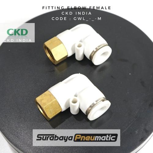Jual CKD INDIA - GWL8-10-M/I (OD8mm,Drat3/8) Fitting Elbow Drat Female ...