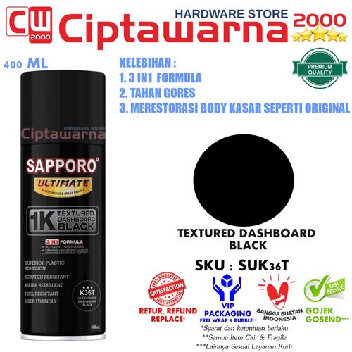 Jual Cat Saporo Sapporo Ultimate K36 1K TEXTURED DASHBOARD BLACK Sapporo - Kota Palembang ...