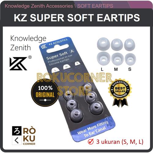 Jual KZ Super Soft Silicone Eartips Silikon Karet In Ear IEM Earphone ...