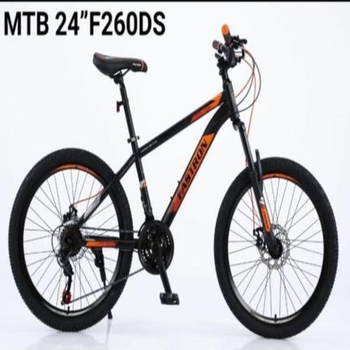Jual SEPEDA GUNUNG MTB 24 FASTRON F260 DS WARNA BLACK ORANGE - Jakarta ...
