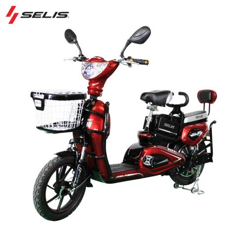 Promo Sepeda listrik Selis tipe Murai - Merah Cicil 0% 3x - Kota ...