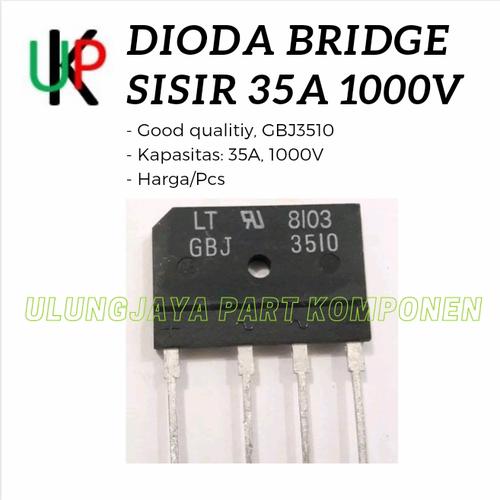 Jual dioda sisir bridge 35A 1000V rectifier penyearah dioda 4 kaki ...