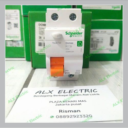 Jual ELCB/RCCB SCHNEIDER 2P 25A 30MA SNI DOM16792 - 300MA - Jakarta Pusat - ALX ELECTRIC | Tokopedia
