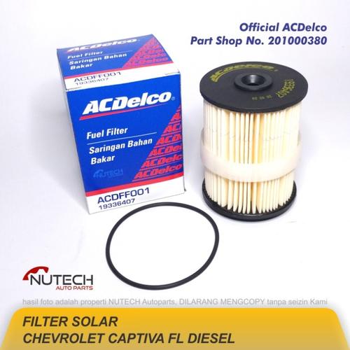 Jual Filter Solar Panjang ORI CAPTIVA DIESEL FL TRAILBLAZER ACDelco GM ...