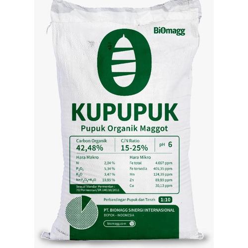Jual Pupuk Organik Padat Kompos Kupupuk Biomagg Cocok untuk Sayuran ...