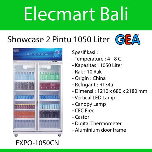Jual Display Cooler Showcase GEA 2 Pintu 1050 Liter EXPO-1050CN - Kota ...
