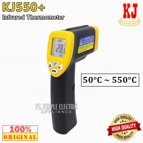 Jual Infrared Thermometer KJ550+ Alat Pengukur Suhu Mesin-50c-550c ...