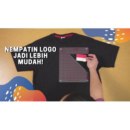 Jual Penggaris Logo Placement / Pengukur Logo Placement Guides - Kota ...