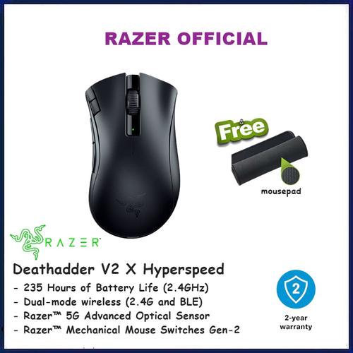 Jual Razer DeathAdder V2 X HyperSpeed Wireless Gaming Mouse Death Adder ...