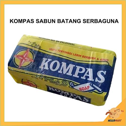 Jual ORIGINAL Sabun Batang Kompas 130gr / Sabun Batangan Kompas ...