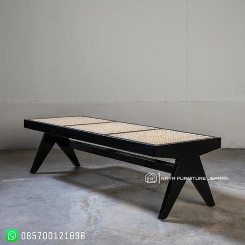 Jual BENCH KURSI PANJANG ROTAN MINIMALIS KAYU JATI - Kab. Jepara - Raya ...