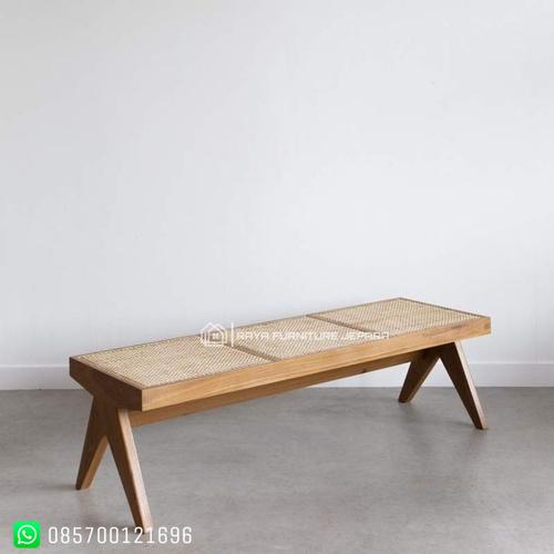 Jual BANGKU KURSI PANJANG MINIMALIS BENCH ROTAN KAYU JATI - Kab. Jepara ...